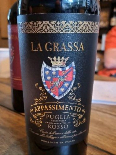 La Grassa Appassimento Rosso | Vivino US