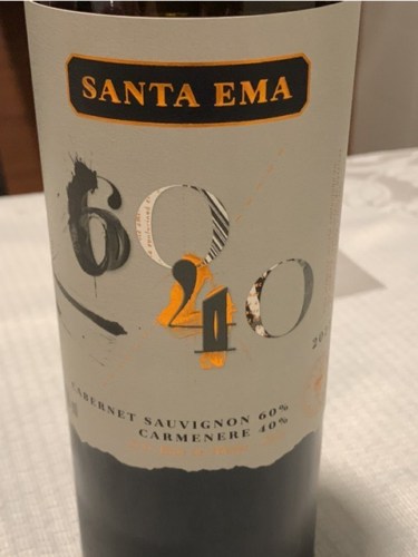 Santa Ema 60/40 Cabernet Sauvignon - Carmenere | Vivino US