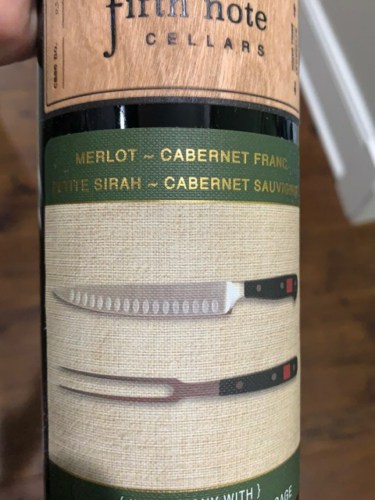 Fifth Note Cellars Red Blend | Vivino US