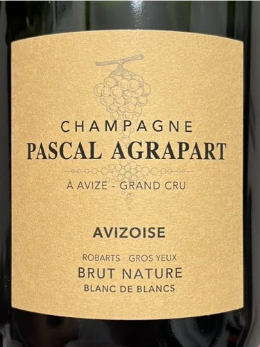 Agrapart & Fils Avizoise Blanc de Blancs Brut Nature Champagne Grand ...