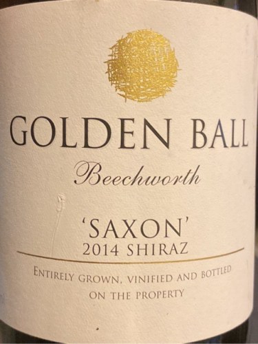 2014 Golden Ball Saxon Shiraz | Vivino US