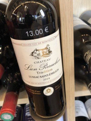 2014 Château Lion Perruchon Tradition Lussac Saint-Émilion | Vivino US