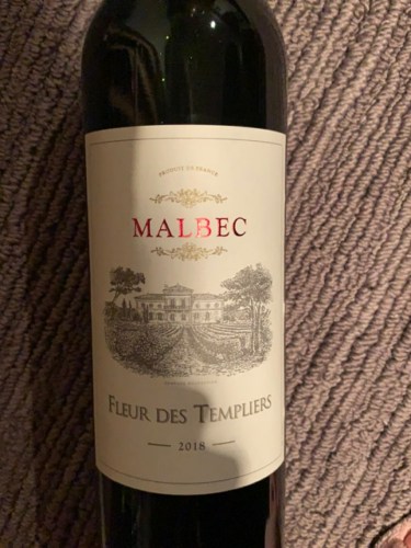 2018 Ginestet Fleur des Templiers Malbec | Vivino US