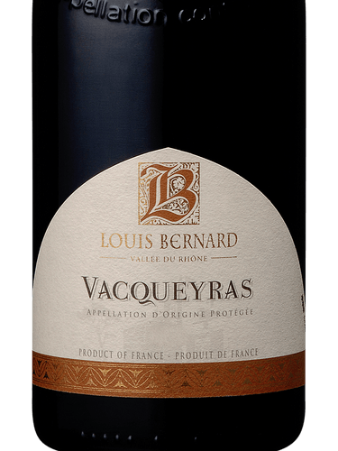 Louis Bernard Vacqueyras Rouge | Vivino US