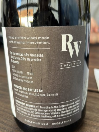 Riddle Wines GSM | Vivino Australia