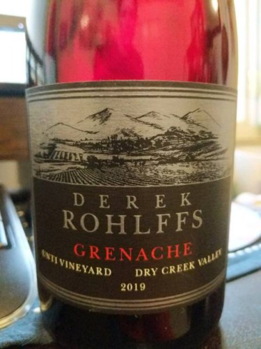 2019 Derek Rohlffs Unti Vineyard Grenache | Vivino US
