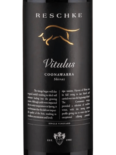 Reschke Vitulus Shiraz | Vivino English