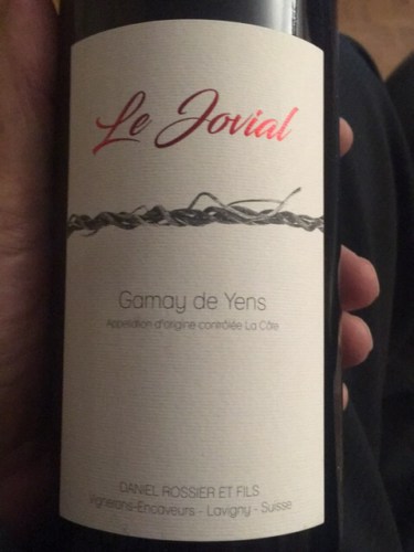 Daniel Rossier Le Jovial Gamay de Yens | Vivino US