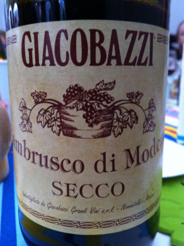 Giacobazzi Lambrusco di Modena Secco | Vivino US