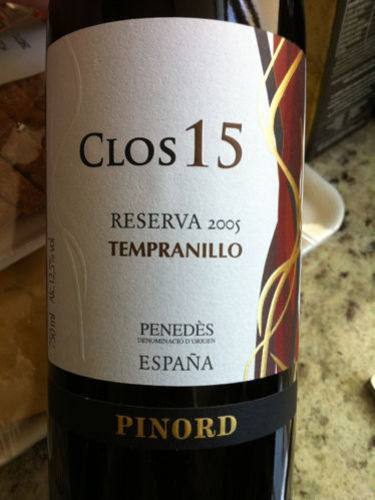 Pinord Penedès Reserva Tempranillo Clos 15 | Vivino US