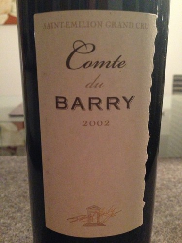 Daniel Mouty Comte du Barry Saint-Émilion Grand Cru | Vivino US