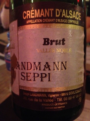 Seppi Landmann Vallée Noble Crémant d'Alsace Brut | Vivino US