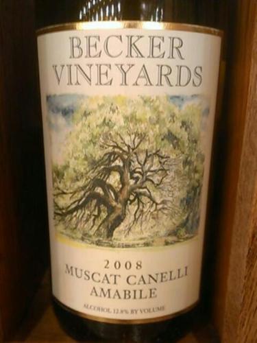 Becker Vineyards Muscat Canelli Amabile | Vivino English