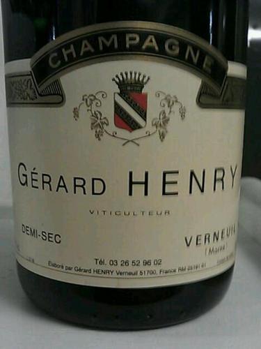 Gérard Henry Demi-Sec Champagne | Vivino France