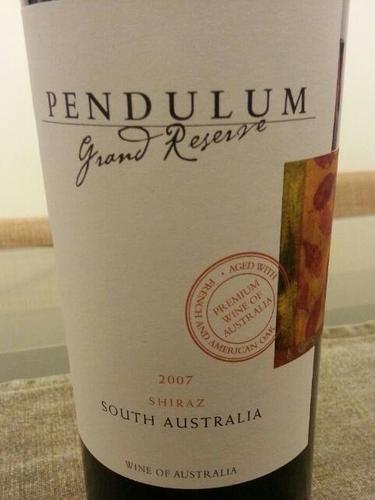 Pendulum Grand Reserve Shiraz | Vivino English