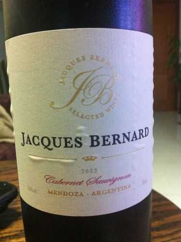 Jacques Bernard Cabernet Sauvignon | Vivino US