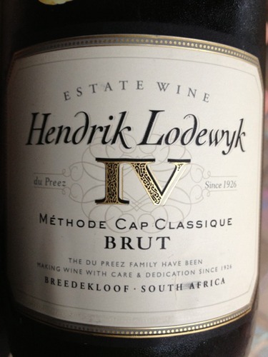 N.V. Du Preez Hendrik Lodewyk IV Méthode Cap Classique Brut | Vivino US