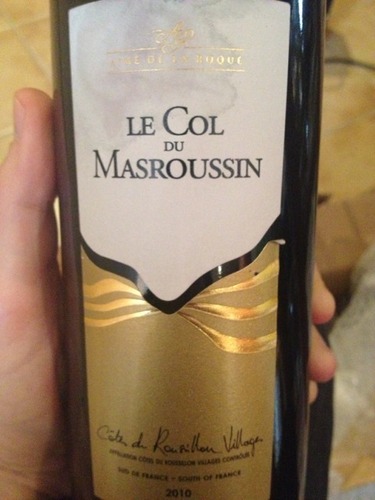 Aimé de la Roque Le Col du Masroussin Côtes du Roussillon Villages ...