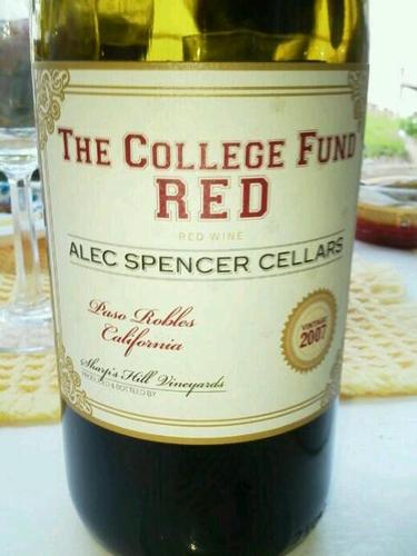 Alec Spencer The College Fund Red | Vivino US
