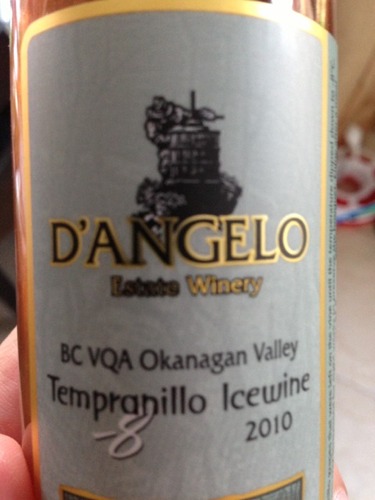 D'Angelo Estate Winery Tempranillo Icewine | Vivino English