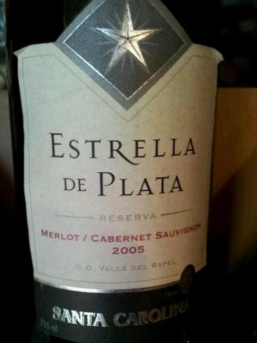 Santa Carolina Estrella de Plata Reserva Merlot - Cabernet Sauvignon ...