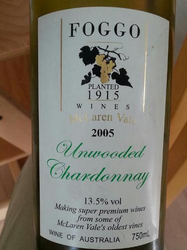 Foggo Unwooded Chardonnay | Vivino US