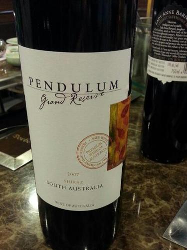 Pendulum Grand Reserve Shiraz | Vivino US