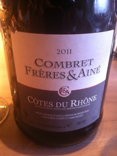 2011 Patrick Chabot Combret Frères & Aîné Côtes du Rhône | Vivino US
