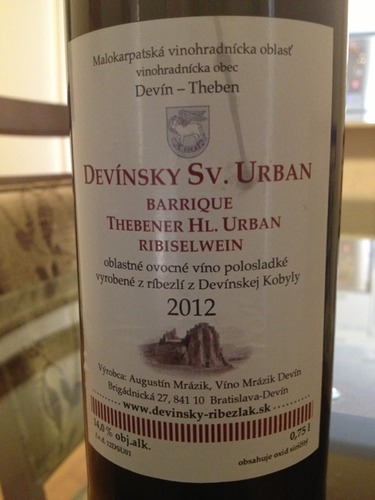 Devinsky Sv.Urban Theberner Hl Urban Ribiselwein Barrique | Vivino