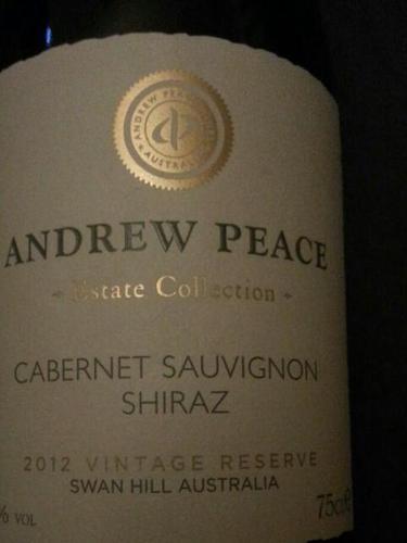 Andrew Peace Family Reserve Cabernet Sauvignon - Shiraz | Vivino US
