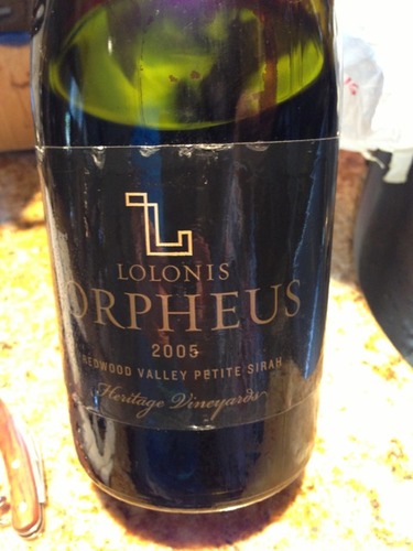 Lolonis Orpheus Heritage Vineyard Petite Sirah | Vivino US