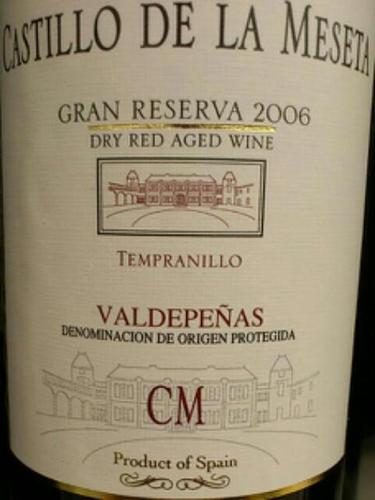 Fernando Castillo De La Meseta Gran Reserva Valdepenas Aged Dry Red ...