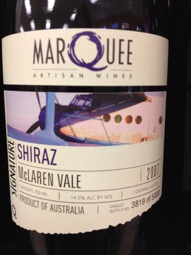Marquee Signature Shiraz | Vivino US