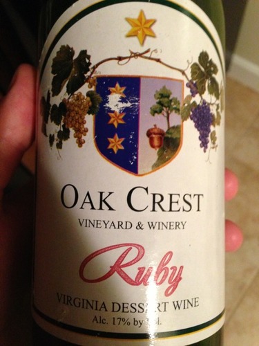 Oak Crest Virginia Dessert Ruby | Vivino US