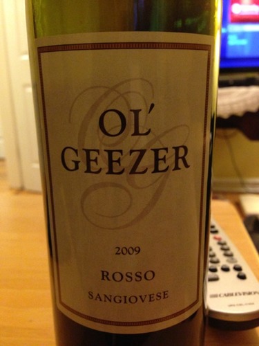 Ol Geezer Rosso Sangiovese | Vivino US