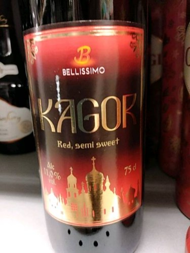Bellissimo Kagor Semi Sweet Red | Vivino US