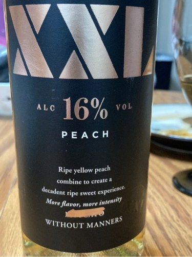 N.V. XXL Without Manners Peach Moscato | Vivino US