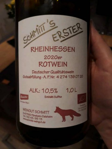 Schmitt Schmitt's Erster Rotwein | Vivino US