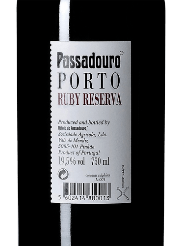 N.V. Quinta do Passadouro Ruby Reserva Porto | Vivino English