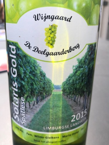 Wijngaard de Deelgaarderberg Solaris Gold Spätlese | Vivino US