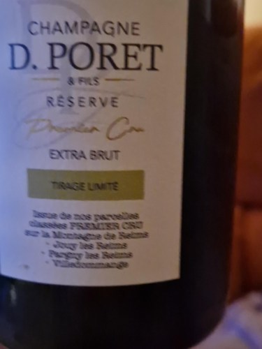 D. Poret & Fils Extra Brut Champagne | Vivino English