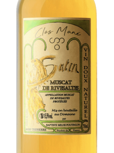 2018 Clos Mané Satin Muscat de Rivesaltes Vin Doux Natural | Vivino