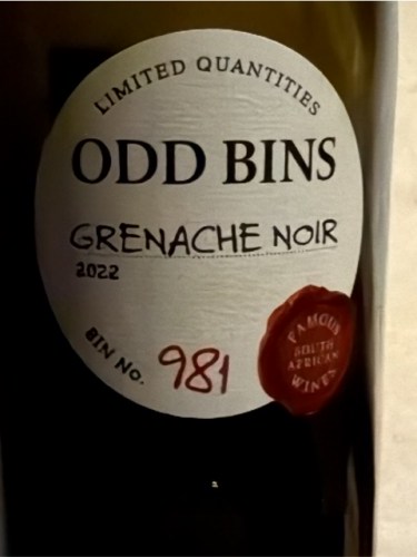 Odd Bins Bin No. 981 Grenache Noir | Vivino 日本