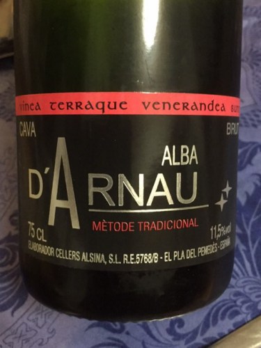 Alsina & Sarda Cava Alba d'Arnau Brut | Vivino US