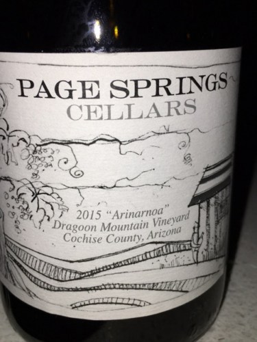 2021 Page Springs Cellars Dragoon Mountain Vineyard Arinarnoa | Vivino US