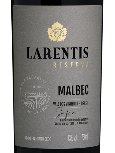 Larentis Reserva Malbec | Vivino English