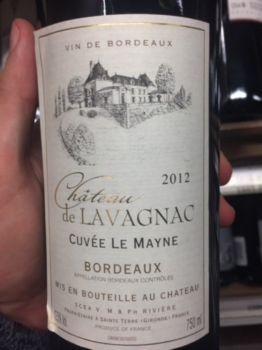 Château de Lavagnac Cuvée le Mayne Bordeaux | Vivino US
