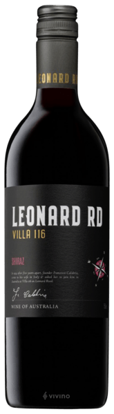 Leonard Rd Shiraz | Vivino English