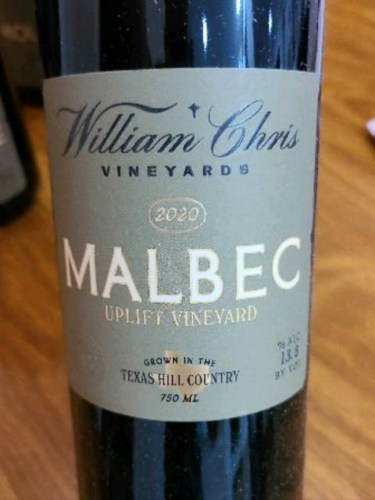 William Chris Vineyards Uplift Vineyard Malbec | Vivino US