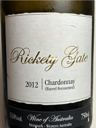 Rickety Gate Barrel Fermented Chardonnay | Vivino US